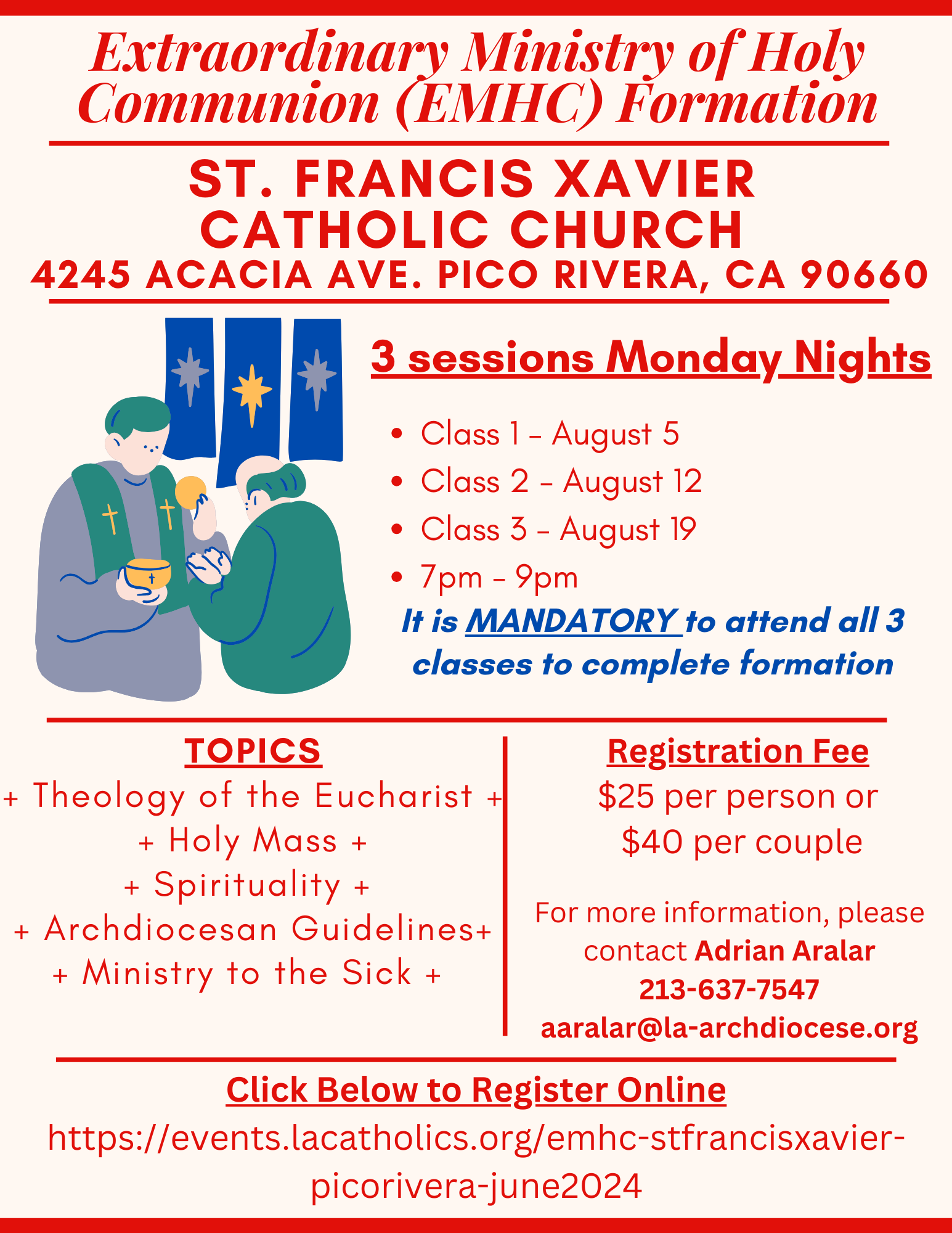 Liturgy Formation Workshops/ Talleres de Formación Litúrgica - Arch-Diocese of Los Angeles ...